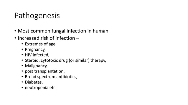 Candida pathogen.pptx | Skin and Dermatology | Diseases and Conditions