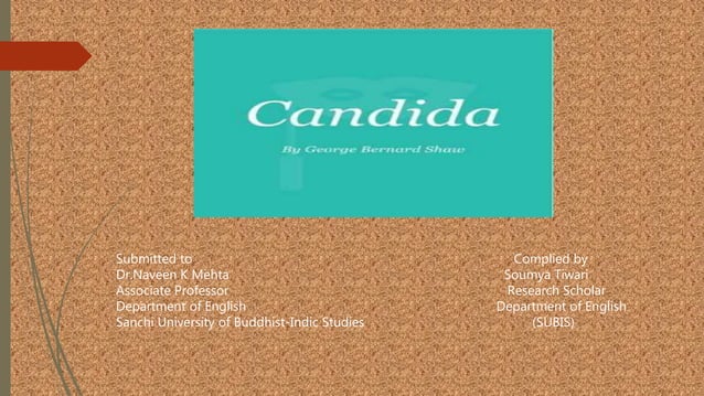 Candida ppt | PPTX