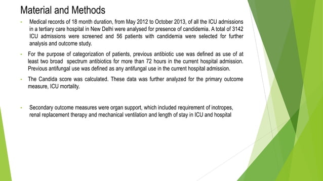 Candida Score-5.pptx | Infectious Diseases | Diseases and Conditions