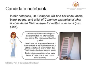 Pre-Exam Candidate Orientation | PPTX