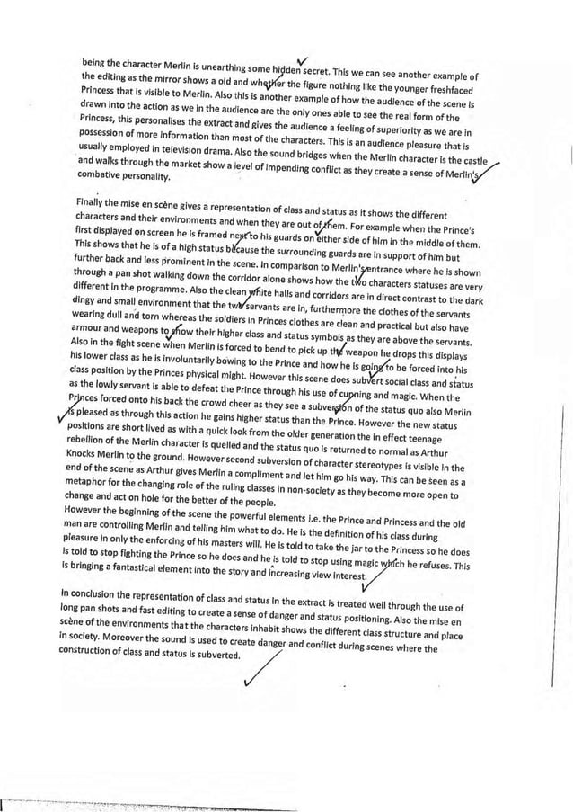 Exemplar Response: G322 - TV Drama and Audiences and Institutions (Film ...