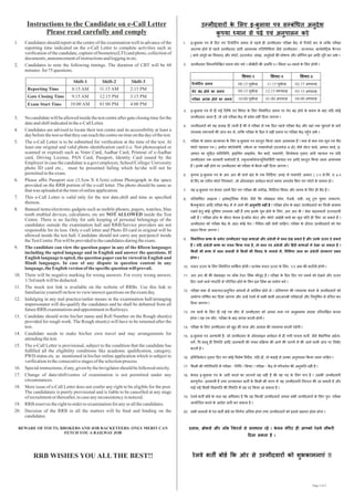 Candidate hallticket (1) | PDF