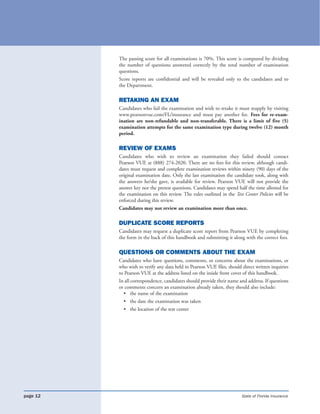 Florida Insurance Licensing | PDF