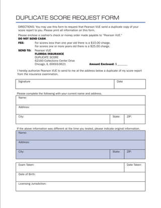 Florida Insurance Licensing | PDF