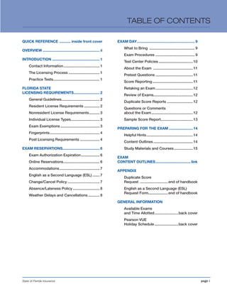 Florida Insurance Licensing | PDF