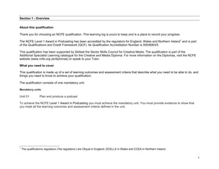 Candidate learning log | PDF