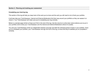Candidate learning log | PDF