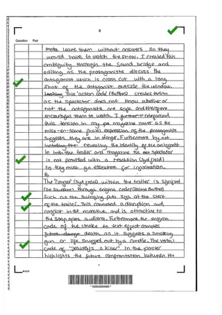 Candidate marks report G325 | PDF