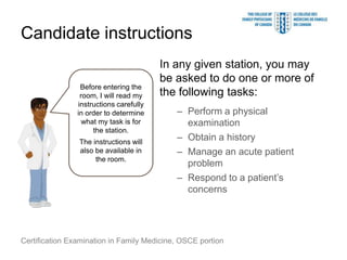 OSCE Format, new Certification Examination | PPTX | Medical Tests ...