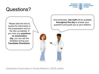 OSCE Format, new Certification Examination | PPTX | Medical Tests ...