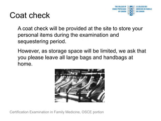 OSCE Format, new Certification Examination | PPTX | Medical Tests ...