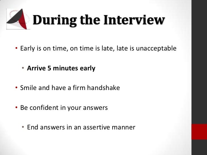 Candidate Presentation Interview Candidate Presentation Interview