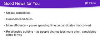 Candidates as Consumers: Nurturing Talent Through the Funnel | PPT