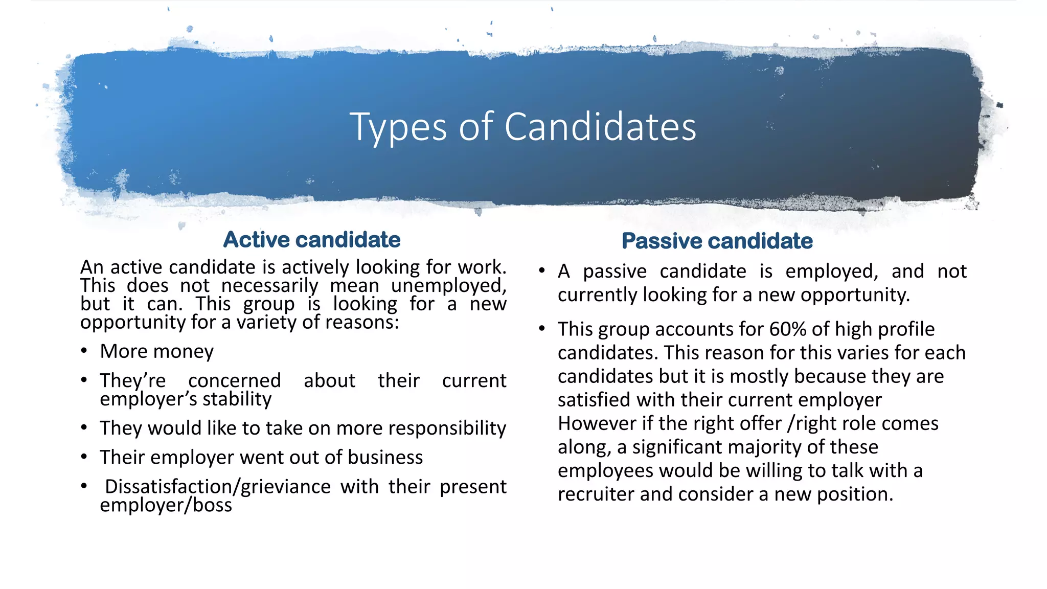 Convincing Passive Candidates | PDF