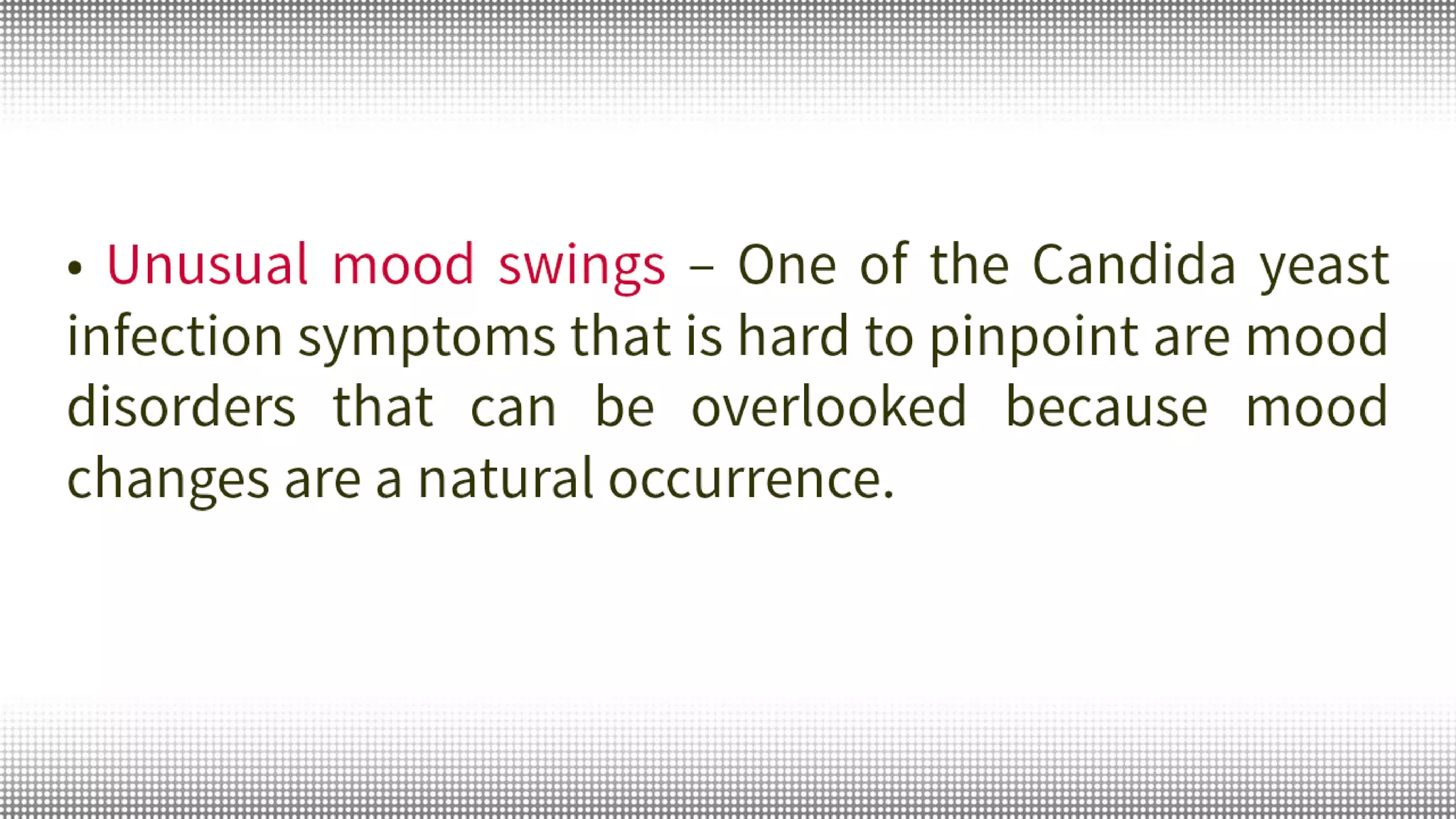 What Are The Symptoms of Candida Yeast Infection | PPT