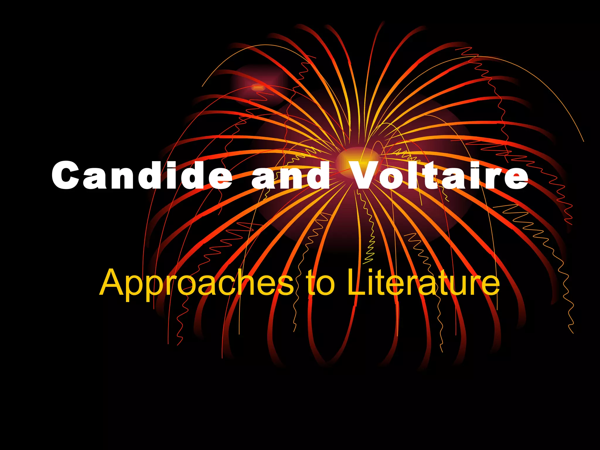 Candide And Voltaire | PPT