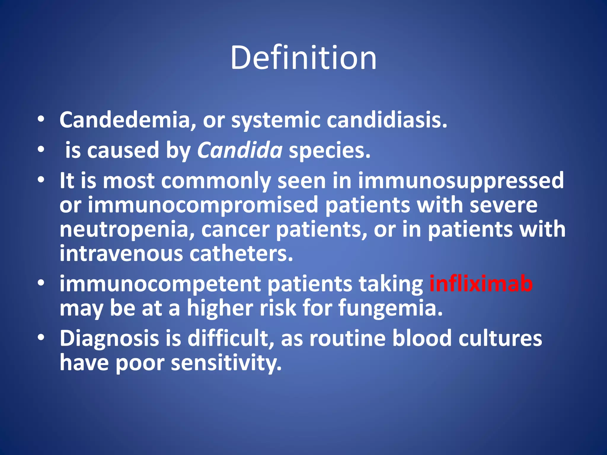 Candidemia | PPTX