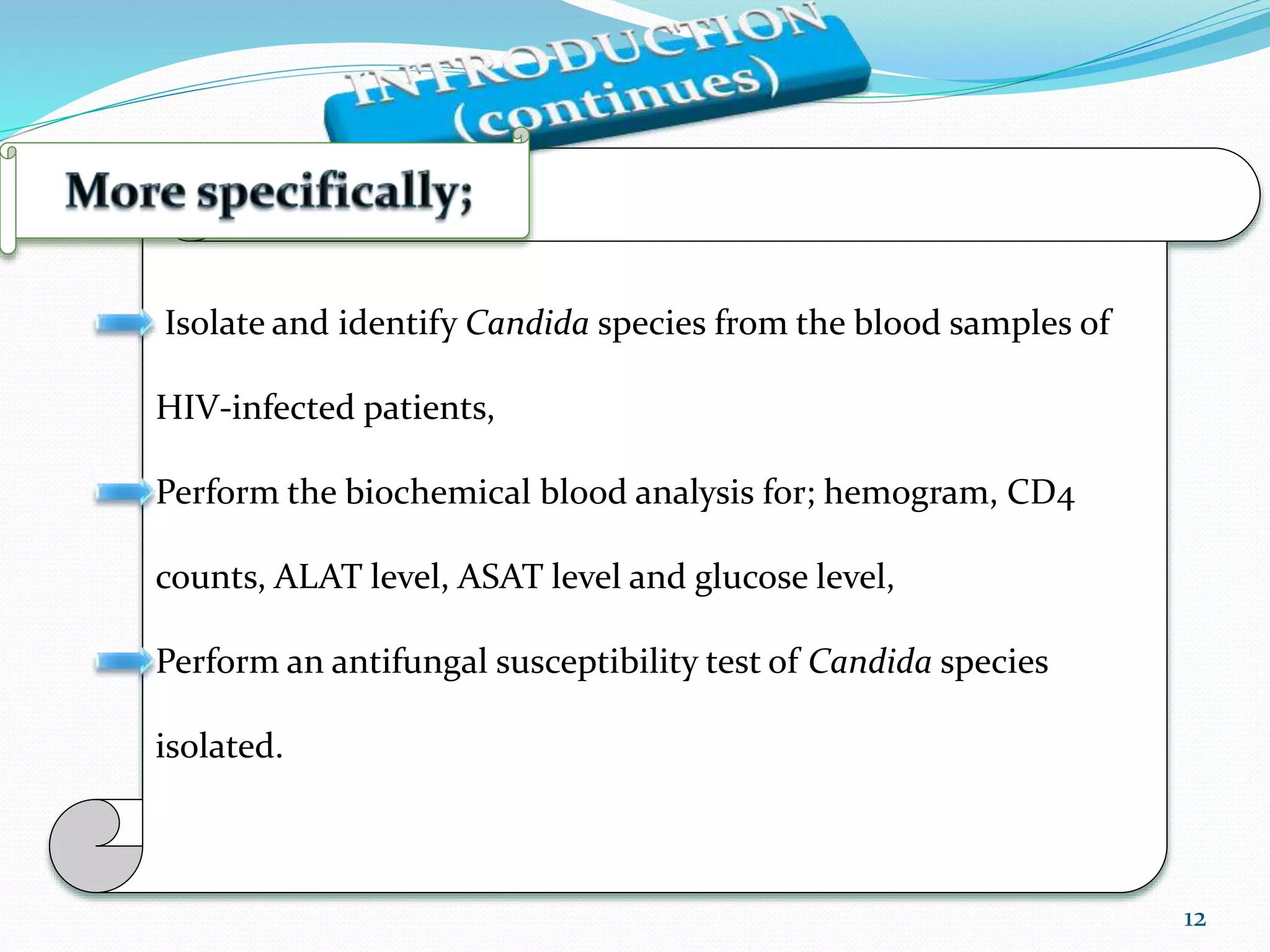 Candidemia in HIV-positive patients in Dschang District Hospital (West ...
