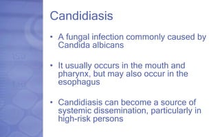 Candidiasis | PPTX