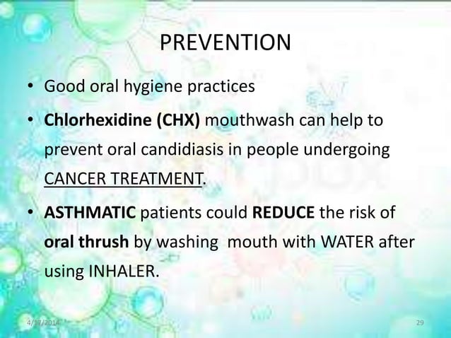 Candidiasis, Moniliasis, Oral thrush, Yeast infections | PPT