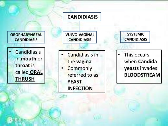 Candidiasis, Moniliasis, Oral thrush, Yeast infections | PPT