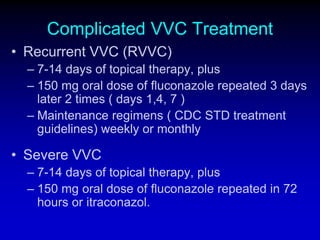 Fungal Vulvovaginal Infection | PPTX