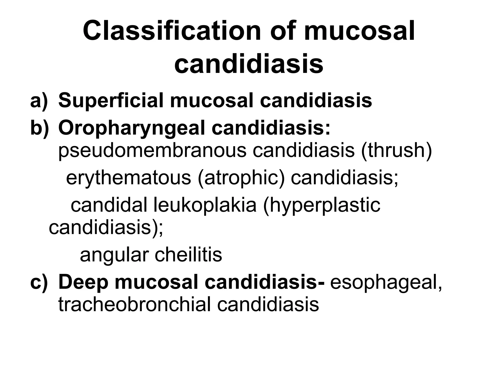 Candidiasis | PPTX