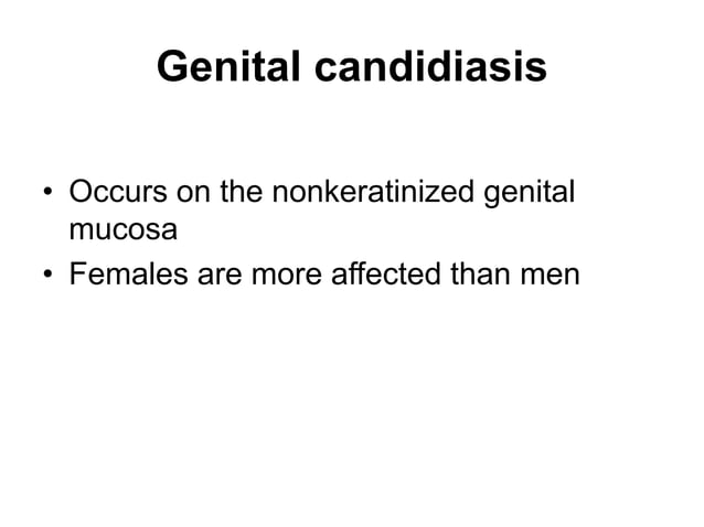 Candidiasis | PPTX