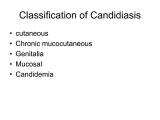 Candidiasis | PPTX