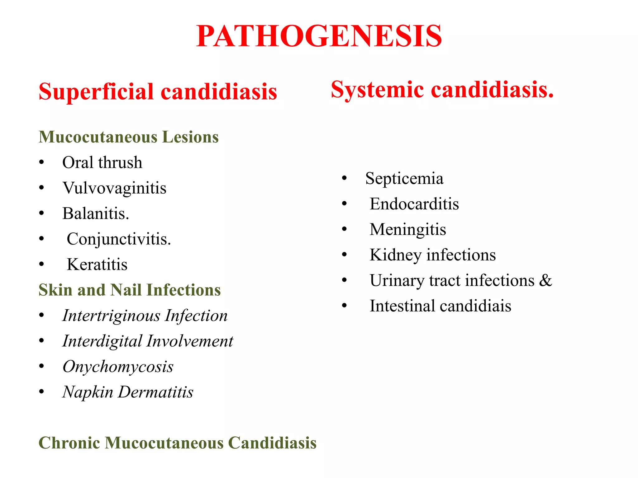 Candidiasis and its management in dentistry | PPTX | Skin and ...