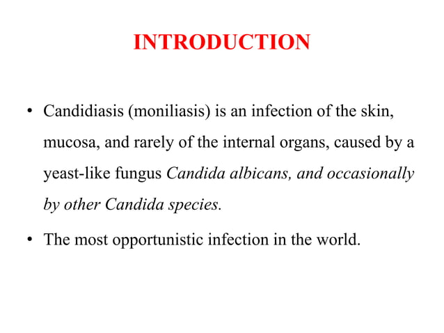 Candidiasis and its management in dentistry | PPTX | Skin and Dermatology | Diseases and Conditions
