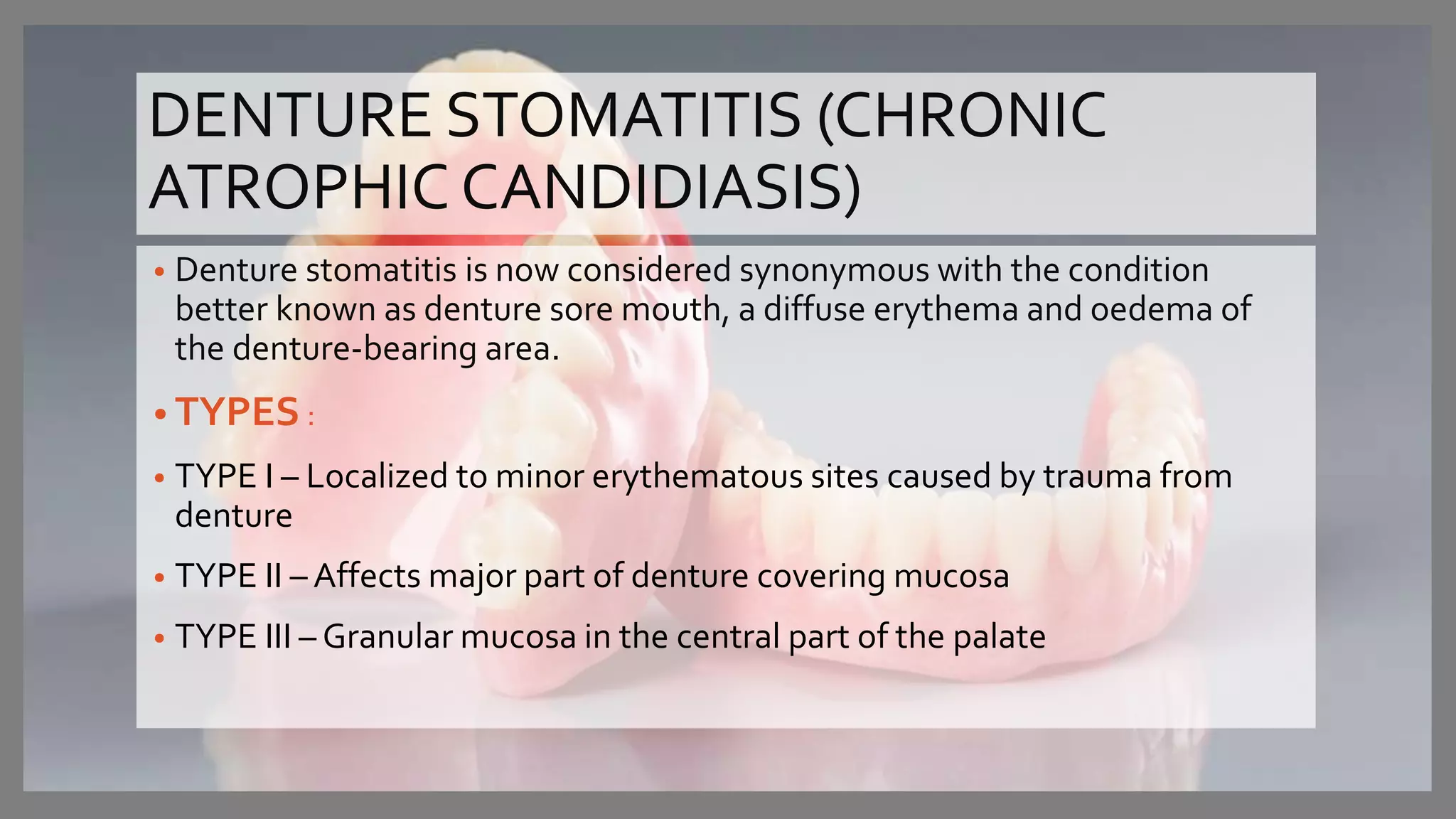 Candidiasis | PPTX | Dental Health | Diseases and Conditions