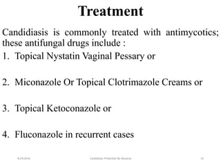 Candidiasis prepared by nawaraj adhikari | PDF