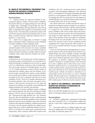 Candidiasis 2009 guideline | PDF