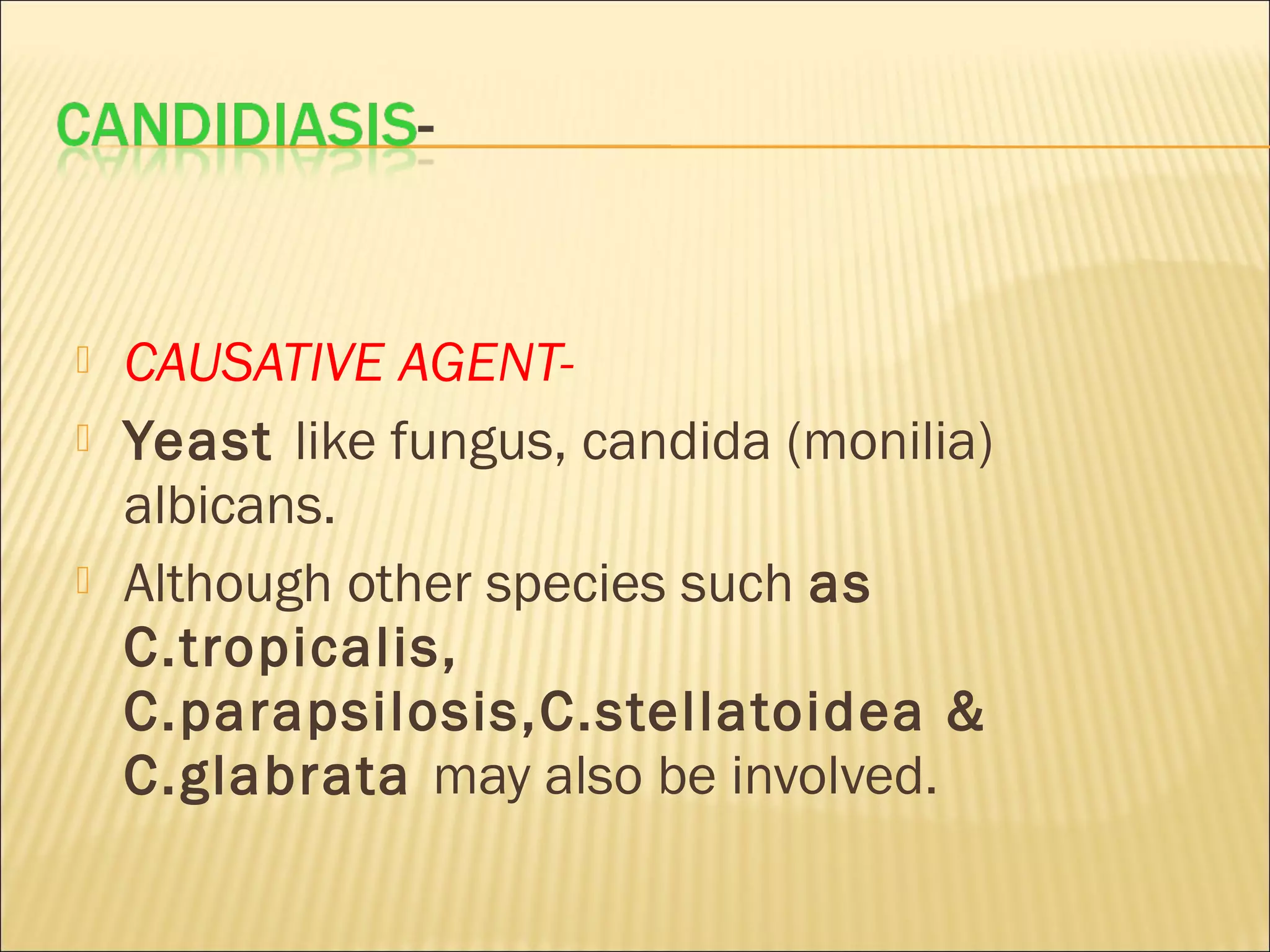 Mycotic Infections of the Oral cavity . ( Candidiasis ) | PPT