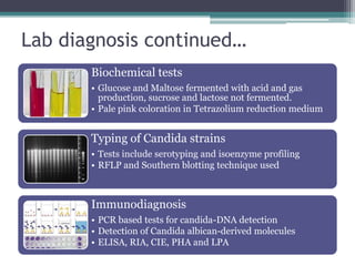 Candidiasis – clinical manifestations and lab diagnosis of oral ...