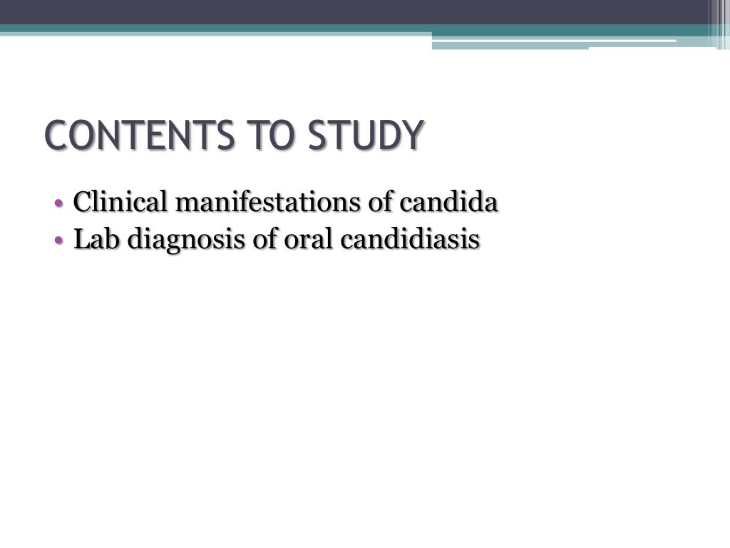 Candidiasis – clinical manifestations and lab diagnosis of oral candi…