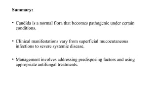 Candidiasis An overview Dr Rajesh Patil Sir.pptx