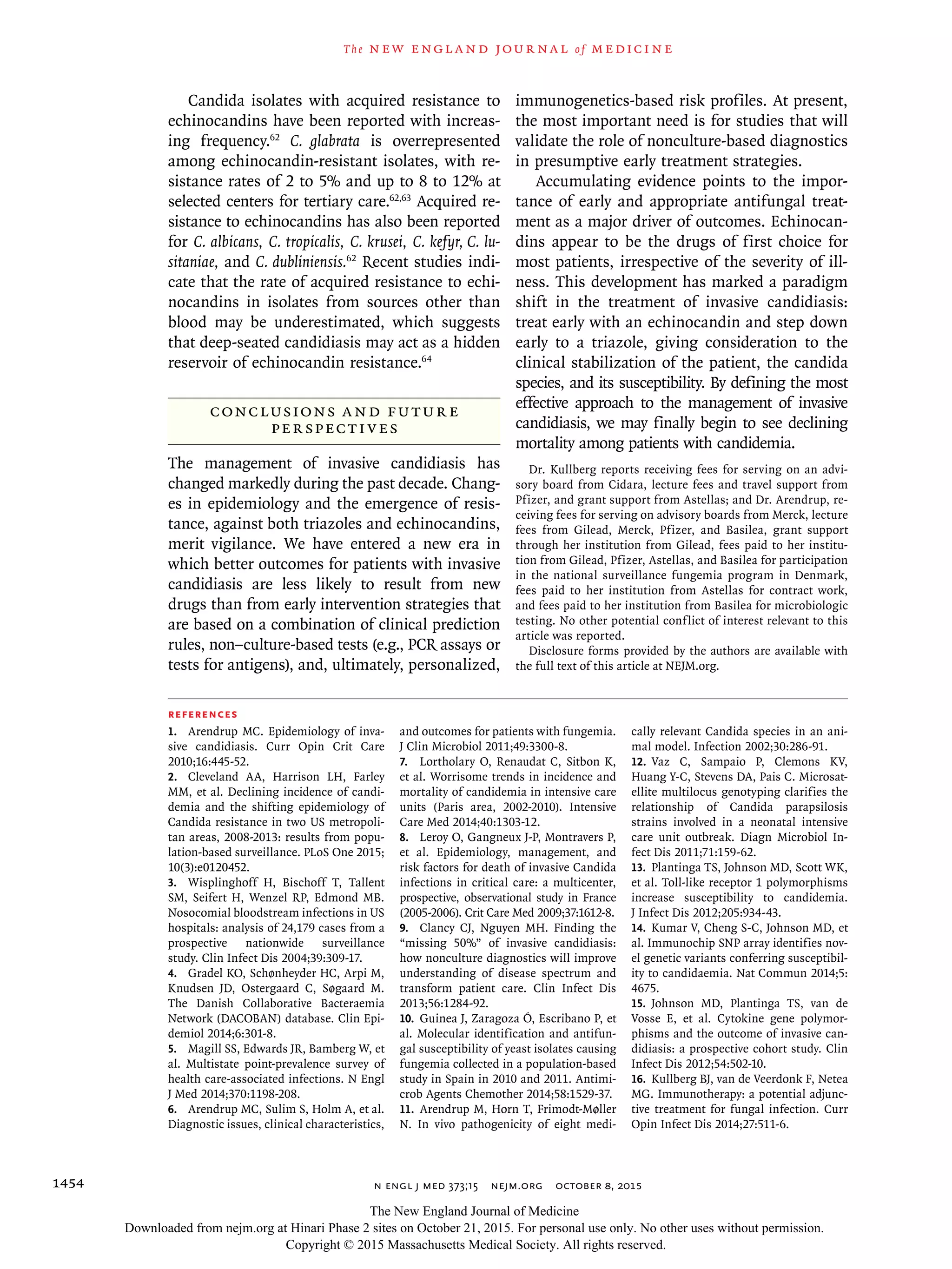 Candidiasis invasiva | PDF