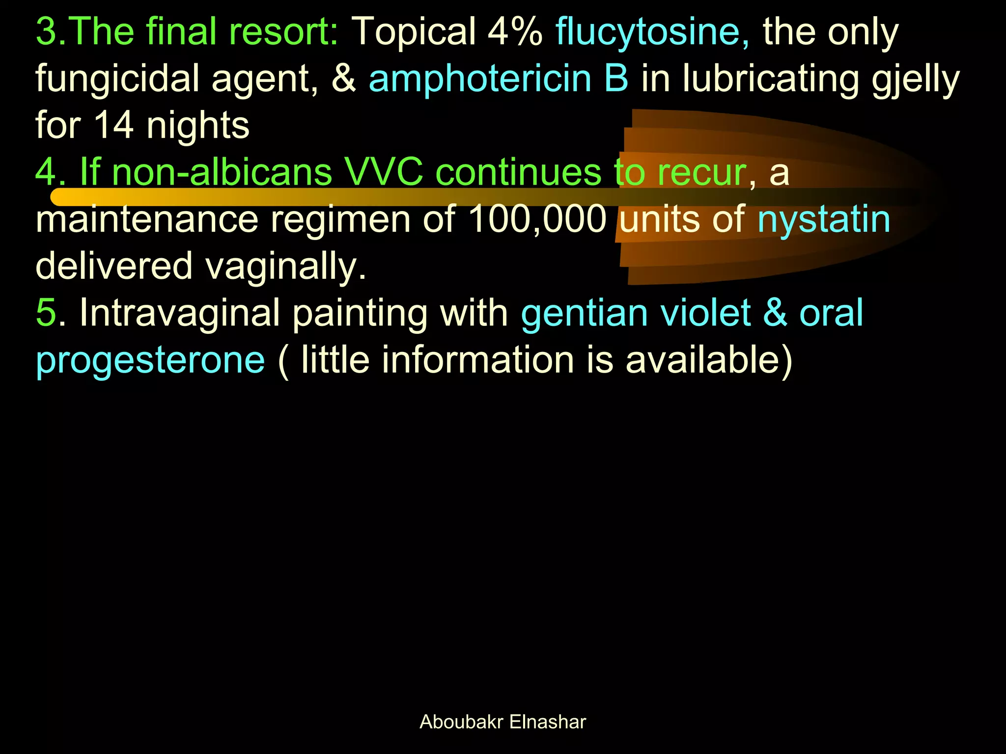 Recurrent vulvovaginal Candidiasis | PPT