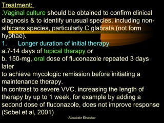 Recurrent Vulvovaginal Candidiasis