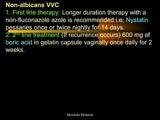 Recurrent Vulvovaginal Candidiasis