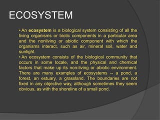 Ecosystem | PPT