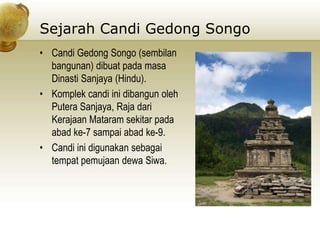 CANDI GEDONG SONGO (SEJARAH WAJIB) | PPTX