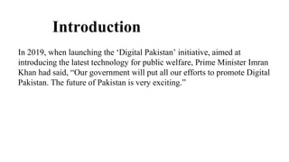 Can digital pakistan become a reality | PPT