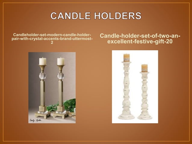 Candle holder | PPTX