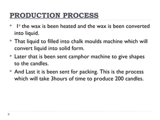 Candle industry | PPT