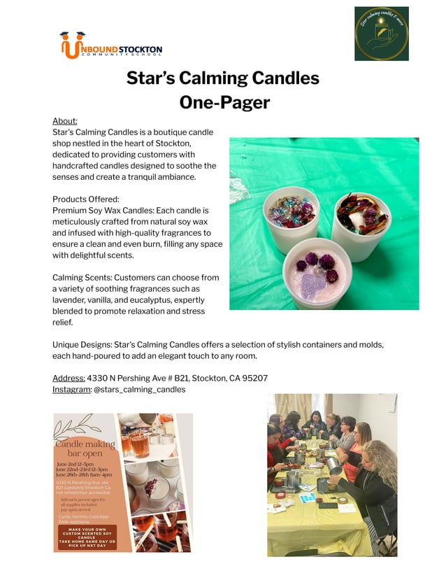 Candle Making Lesson Plan - Unbound Stockton | PDF | Candle and Soap ...