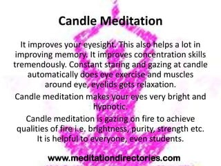 Candle meditation | PPT