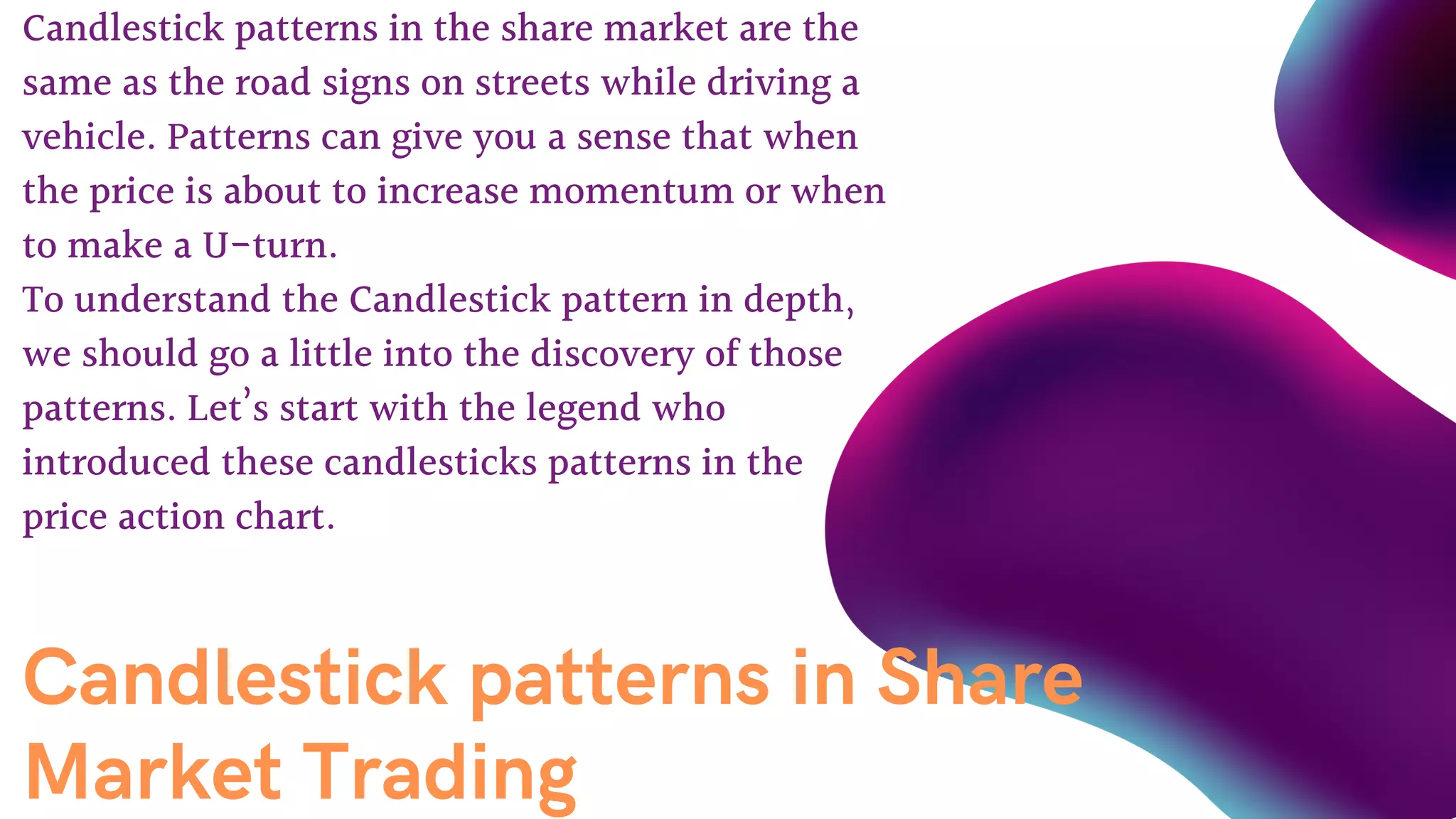 Candlestick patterns in Share market trading | PDF